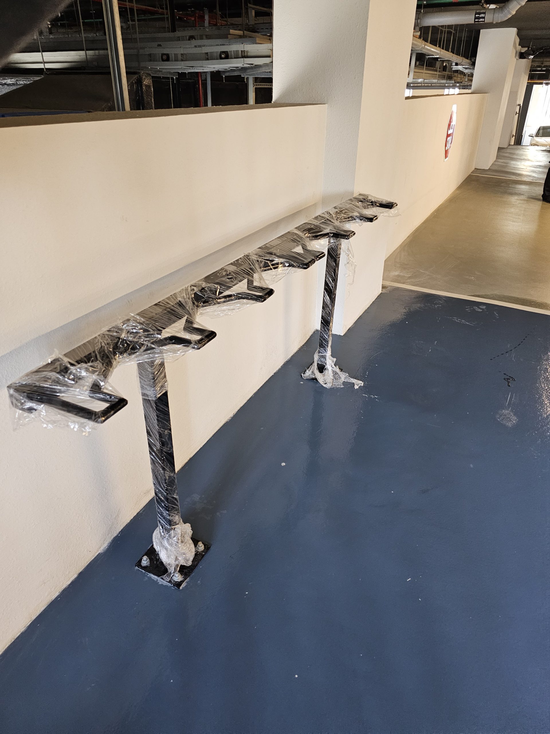 Electric Scooter Parking Rack - Wellfab Steel Works LLC